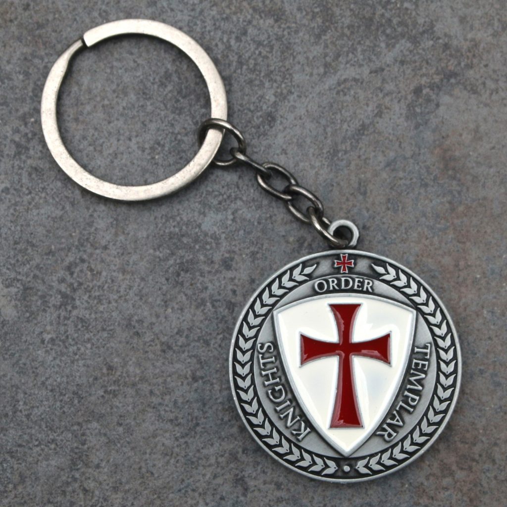 Templar Keyring Cross and Seal - History Bonkers.
