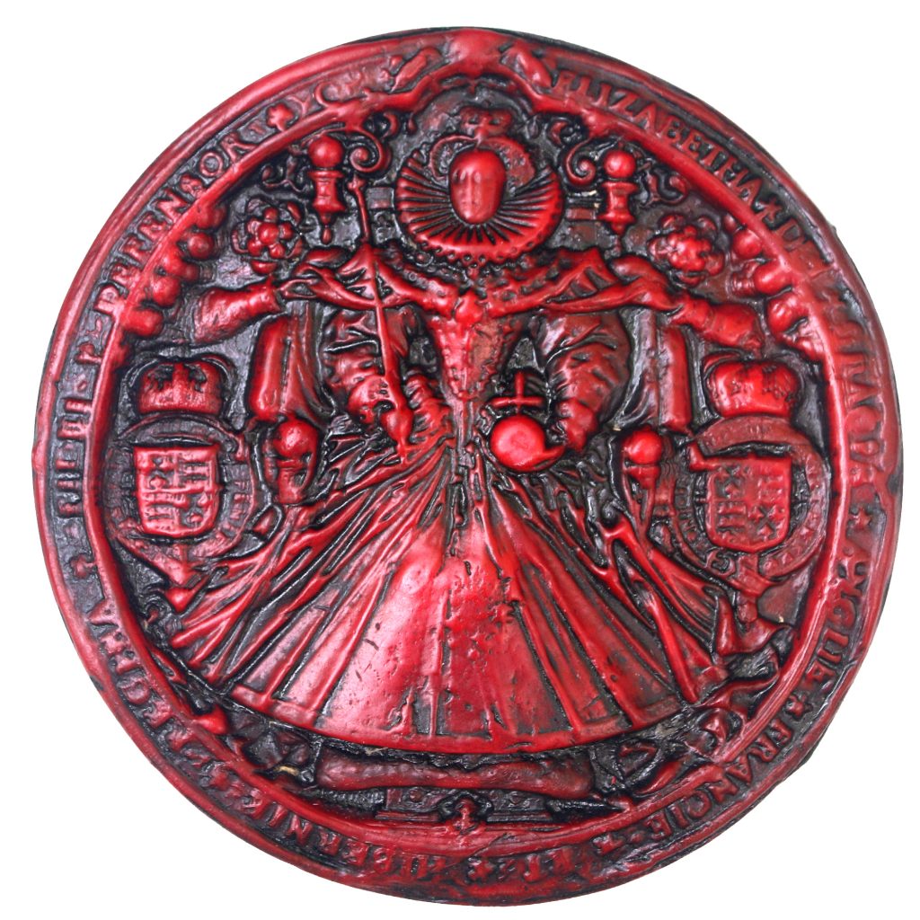 The Second Great Seal Of Elizabeth Ist Throned - History Bonkers.